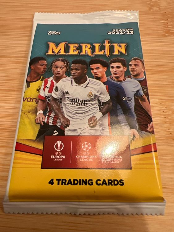 Topps Merlin 2022/23 Booster Pack ovp, sealed (Neu und originalverpackt ...