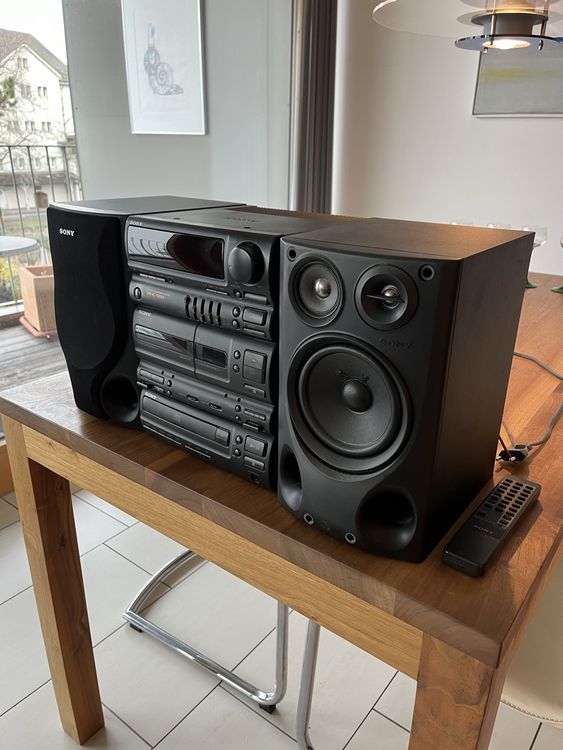 Sony MHC-550 Stereoanlage mit 2x Lautsprecher | HIFI System (Gebraucht ...