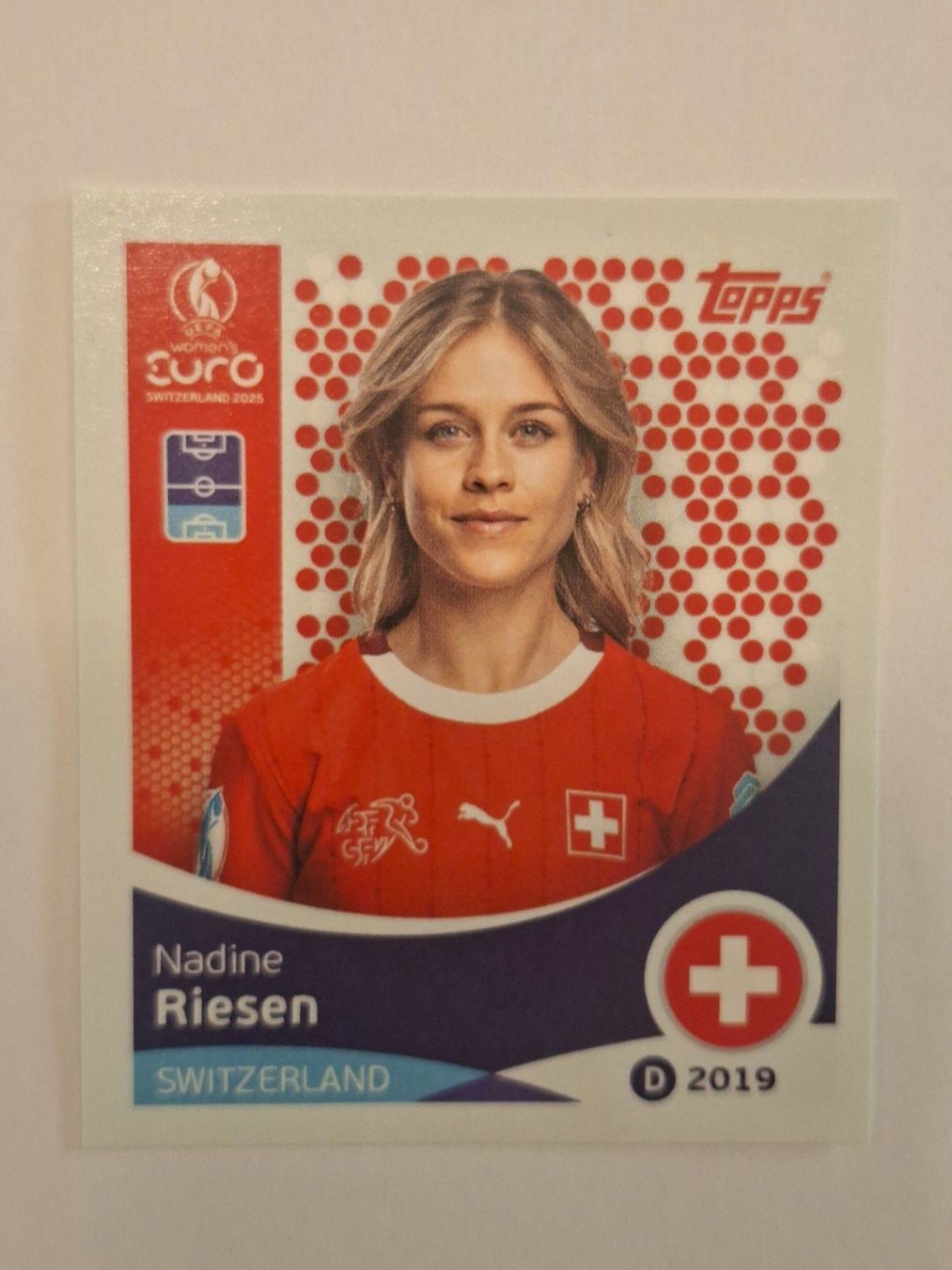 Topps UEFA Women's Euro 2025 Nadine Riesen Sticker Nr 35 (Gebraucht) in Bern für CHF 1.2 – mit ...