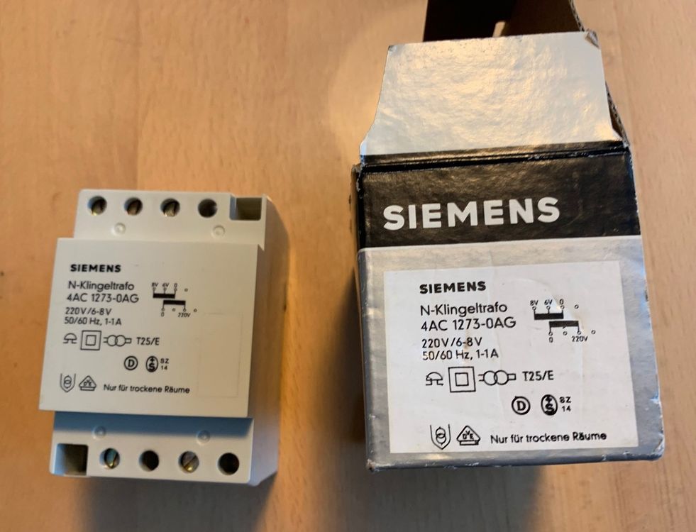 Antiker Siemens N Klingeltrafo 4AC 1273-0AG Sonnerie Klingel (Neu und ...