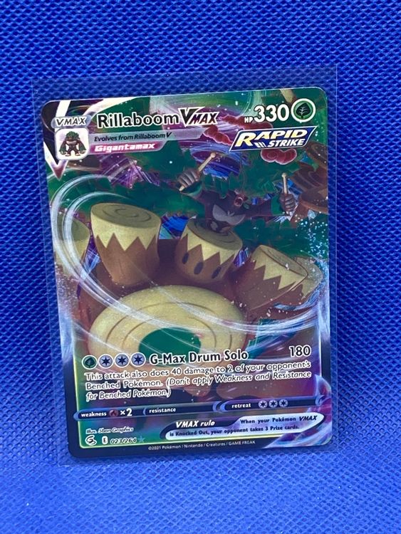 Pokemon FUSION STRIKE / Rillaboom VMAX 023 / 264 EN | Kaufen auf Ricardo
