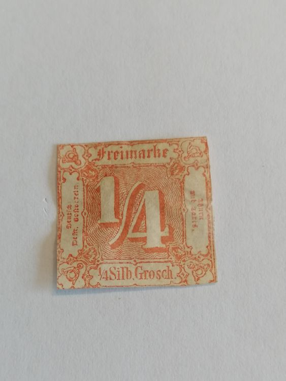 Alt Deutschland Turn und Taxis 1/4 Silber Groschen (Gebraucht) in ...