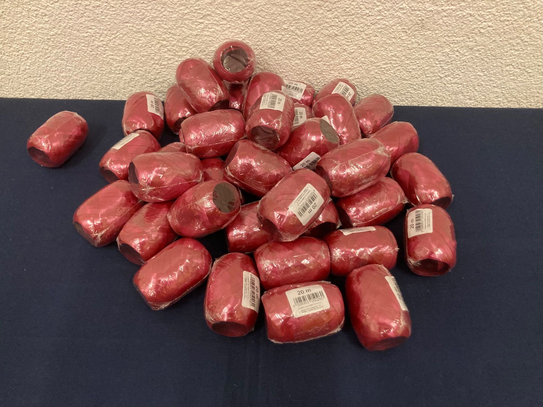 Restposten Polybänder, 40 Rollen a 20 Meter, Pflaume (Neu und ...