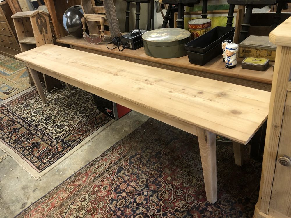 Bank massiv Tannenholz neu restauriert top Zustand (Gebraucht) in für ...
