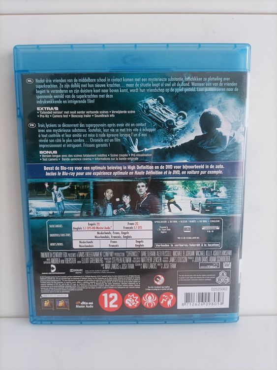 Blu-Ray + DVD Chronicle (fr/uk) Dane DeHaan Alex Russell (D'occasion) à ...