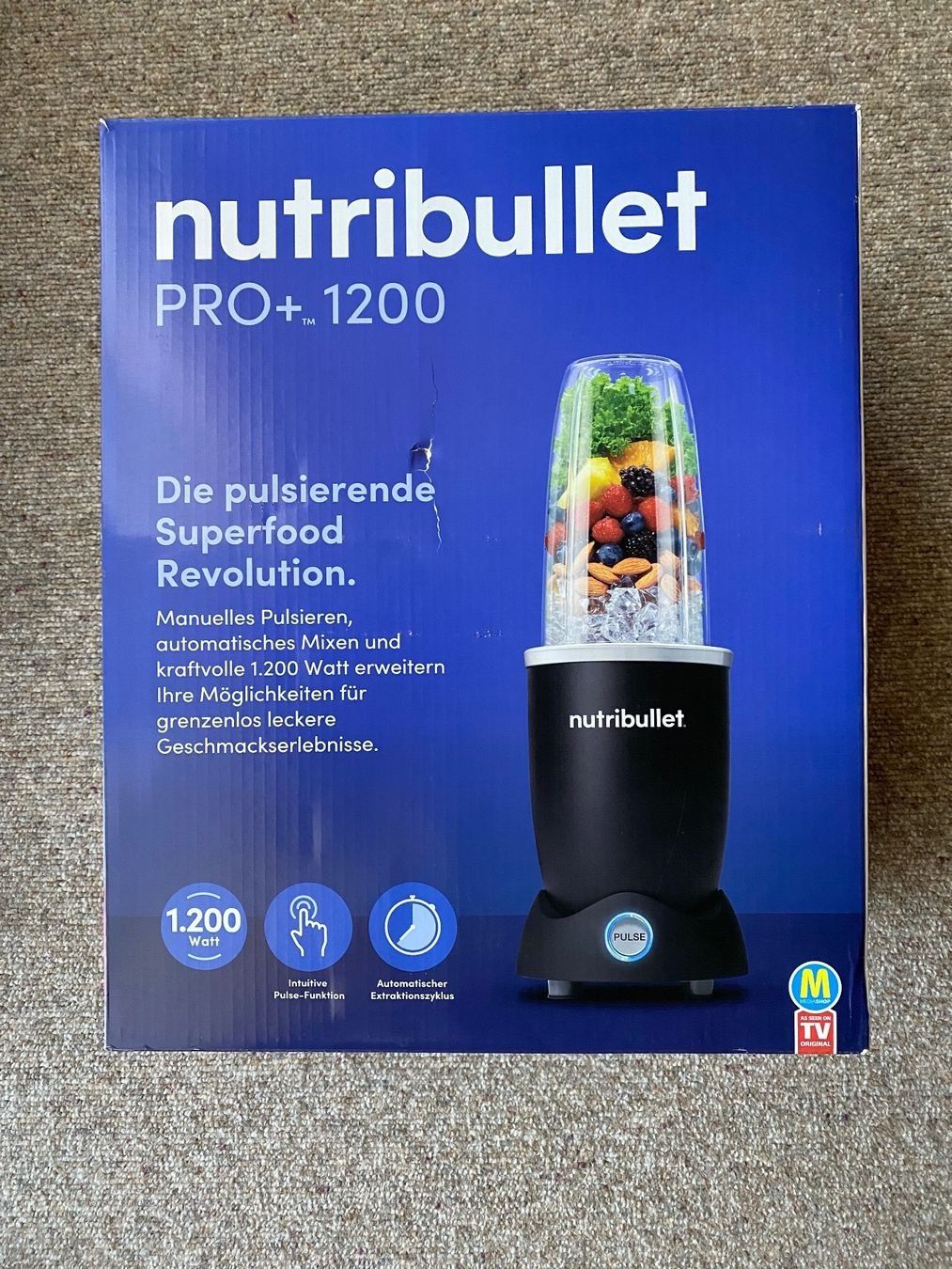 Nutribullet Pulse Pro+ 1200 (1200 W), fabrikneu und OVP (Neu und ...