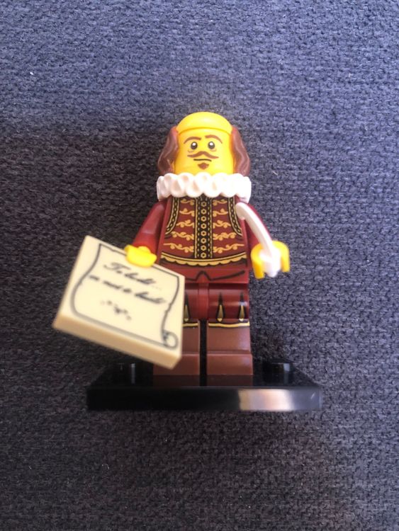 Lego figurine William Shakespeare Minifigur série 16 (Gebraucht) in ...