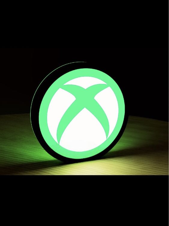 Lampe LED Xbox, décoration gamer 🕹️🎮💚 (Neuf (Voir description)) à ...