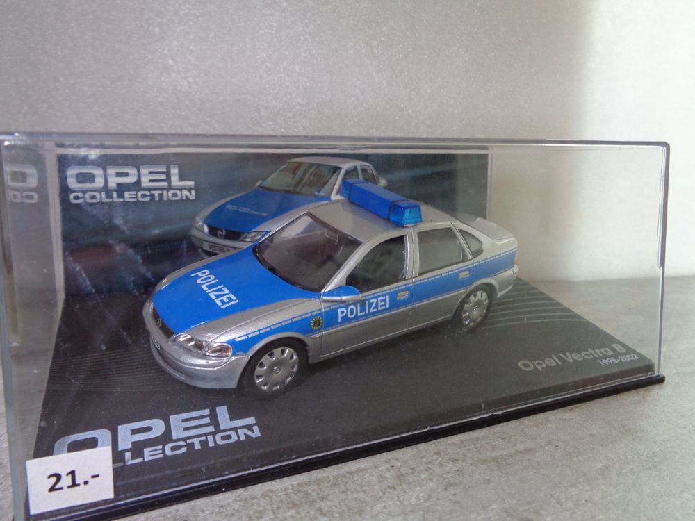 Altaya 1:43 Opel Vectra B Police Polizei (Neu und originalverpackt) in ...