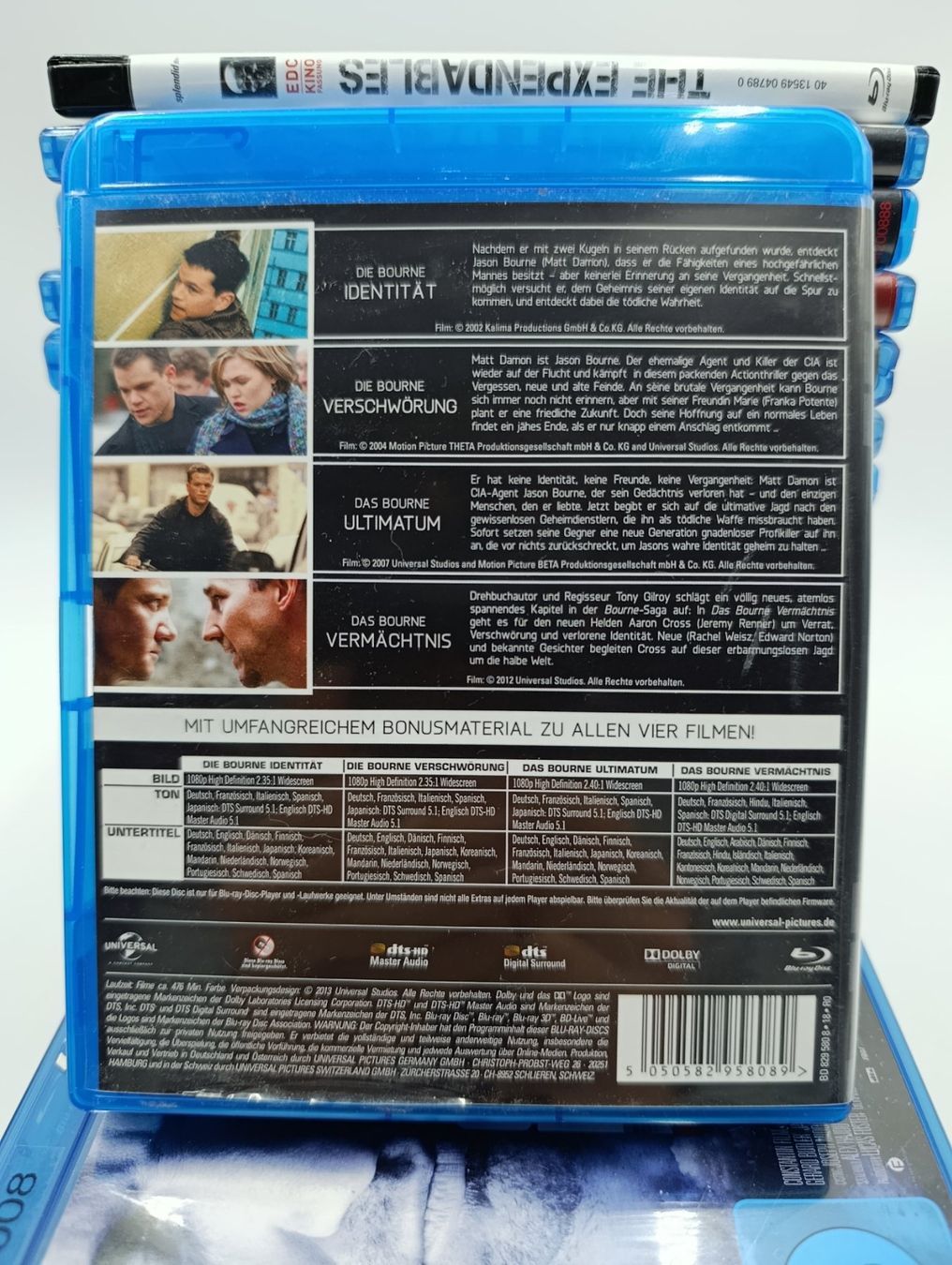 The complete Bourne 4 Movie Collection Blu-Ray DVD (Gebraucht) in Wil SG für CHF 4.6 – mit ...