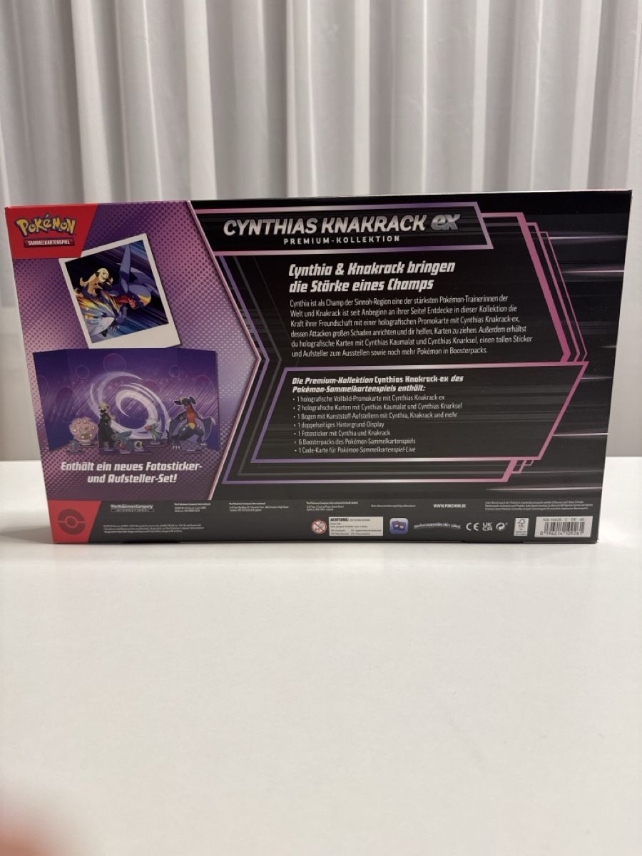 Pokémon Cynthia Knackrack EX Premium Kollektion Neu OVP (Neu und ...