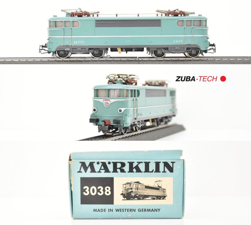 Märklin 3038 E-Lok BB 9200 SNCF H0 WS Analog mit OVP (Gebraucht) in St ...