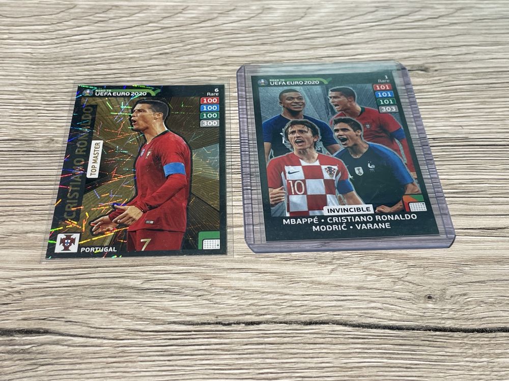 Panini Road to euro 2020 Christiano Ronaldo+Invincible (Neu (gemäss ...