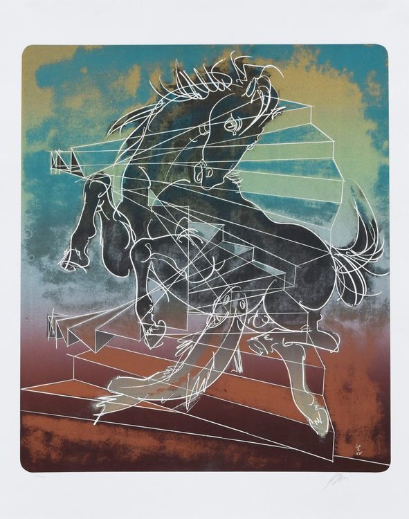 Hans Erni: Evolution II (Original-Lithografie) | Kaufen auf Ricardo