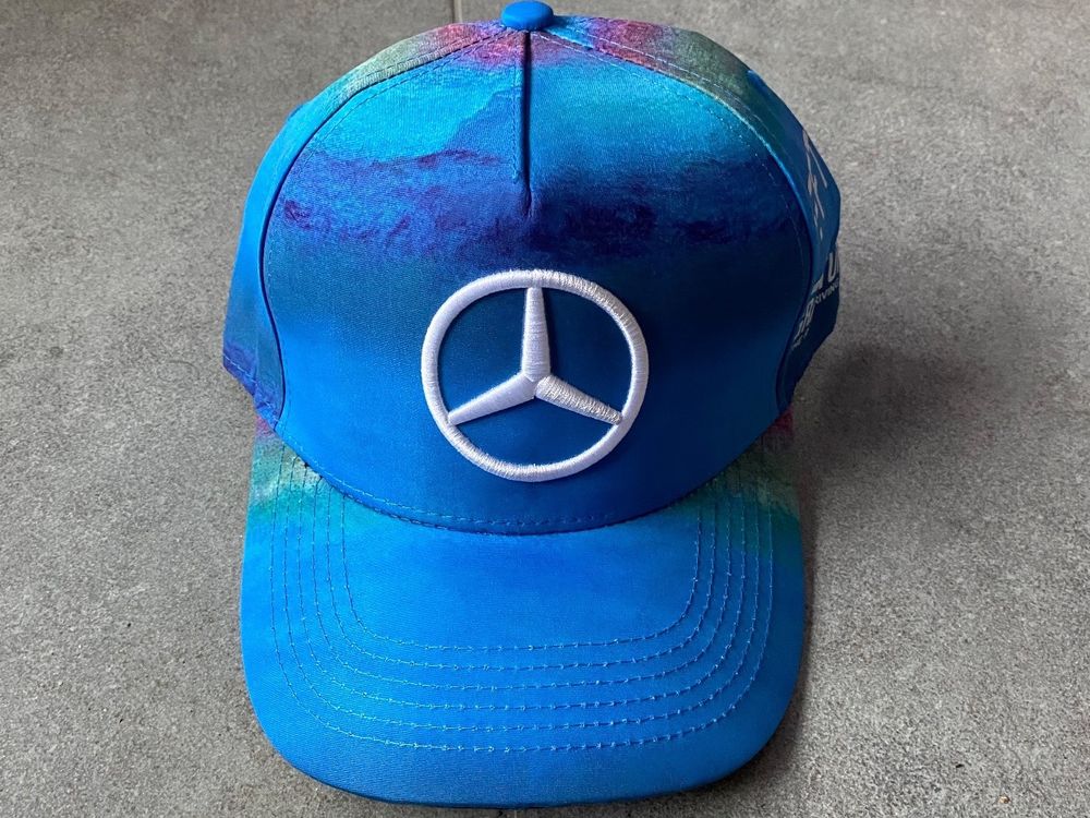 Lewis Hamilton Mercedes AMG Miami-Style Cap (Neu (gemäss Beschreibung ...