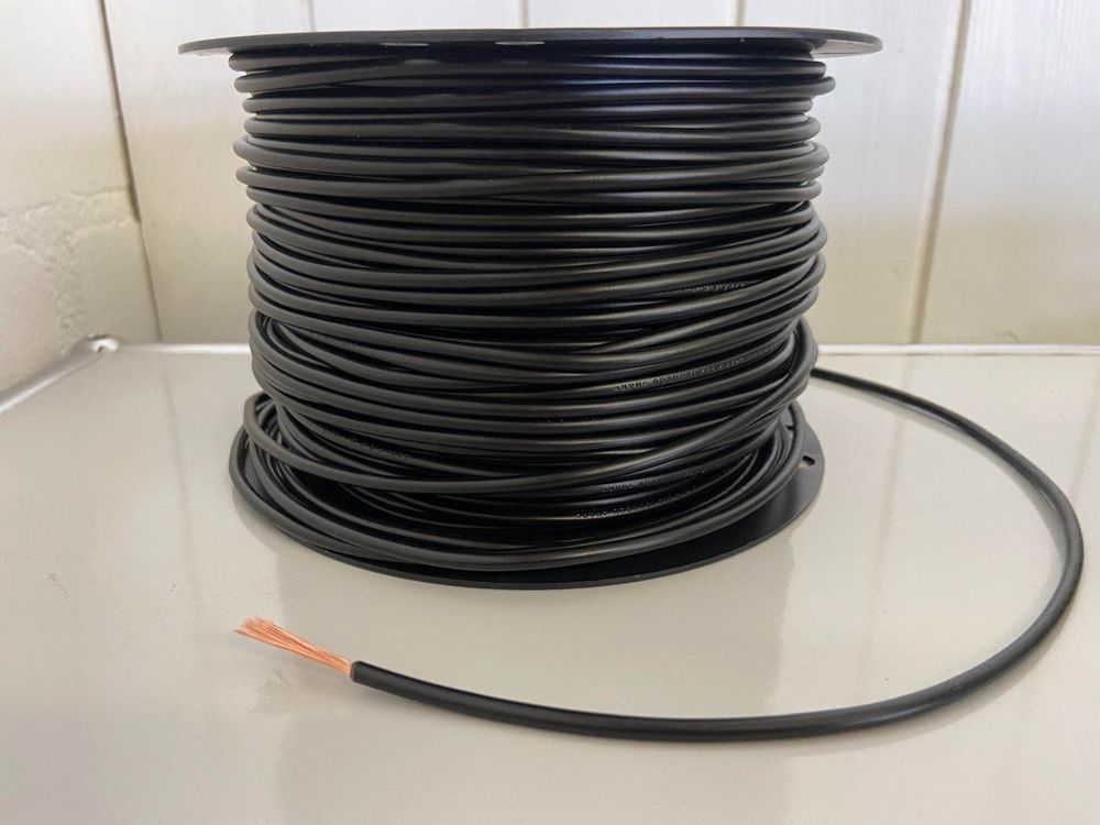 Litze H07V-K 2,5mm2 schwarz flex. 100m (Neu und originalverpackt) in ...