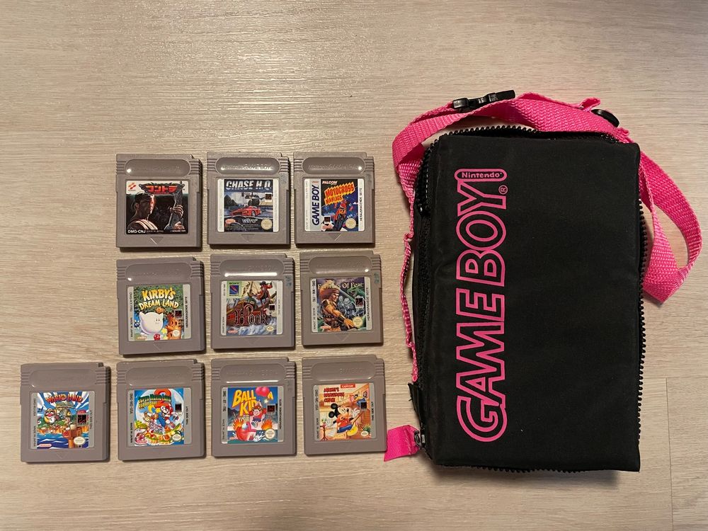 Game Boy original games set + soft case | Kaufen auf Ricardo