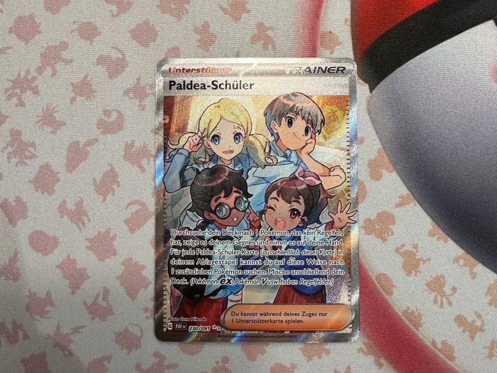 Paldea-Schüler PAF 230/091 DE Pokemon Paldeas Schicksale (Neu (gemäss Beschreibung)) in Neuenhof ...