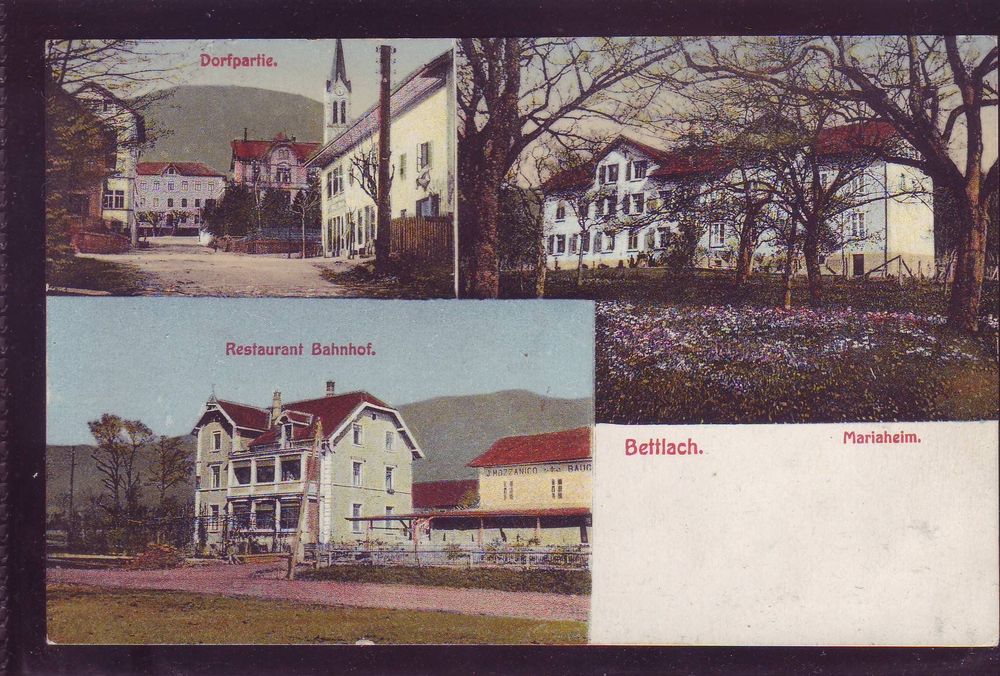 Bettlach 3 images 1912 / Restaurant Bahnhof (Gebraucht) in Orvin für ...