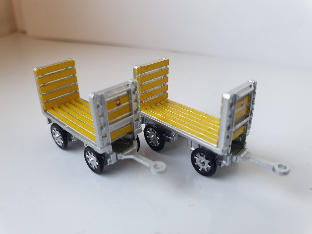PTT Gepäckwagen 2 Stk./ Fertigmodell aus Resin / 1:87 / Neu (Neu ...