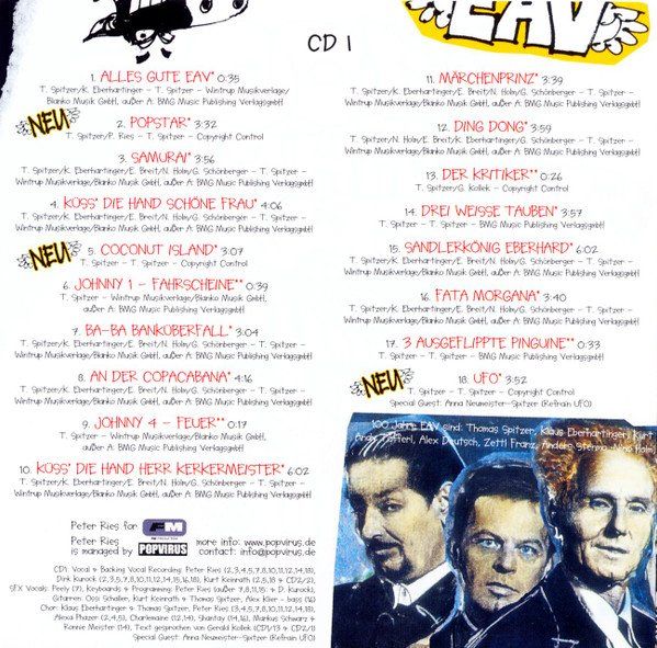 Erste Allgemeine Verunsicherung (EAV) 100 Jahre Eav (2 CDs) (Gebraucht ...