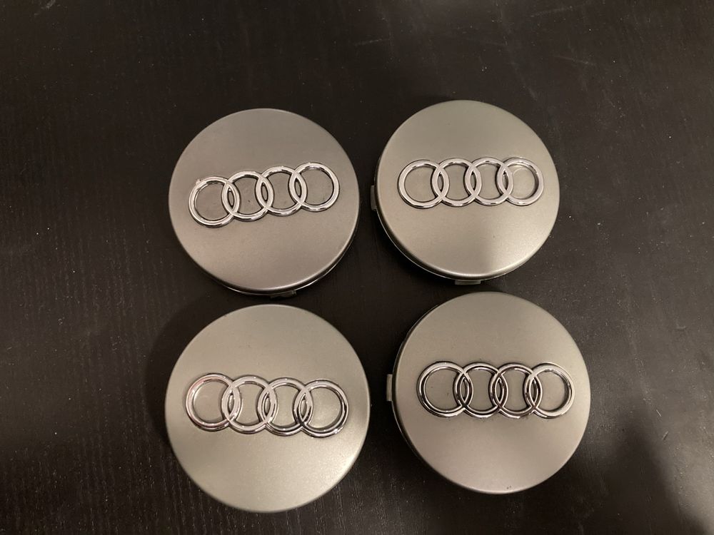 Audi Nabendeckel Radkappedeckel, silber für alle Audi Modell (Neu ...
