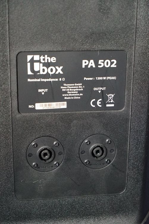 The box PA502 passives Fullrange-System 2.stk | Acheter sur Ricardo