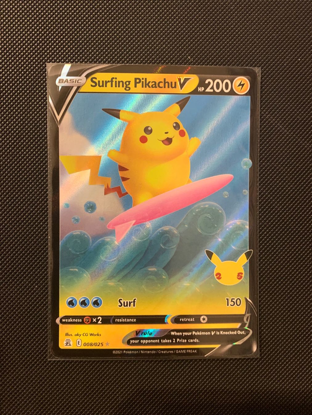 Surfing pikachu v celebration pokemon card (Neuf (Voir description)) à ...