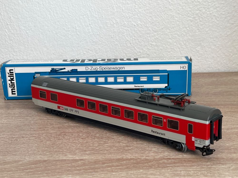 Märklin 4125 Speisewagen SBB H0 OVP (1) | Kaufen auf Ricardo