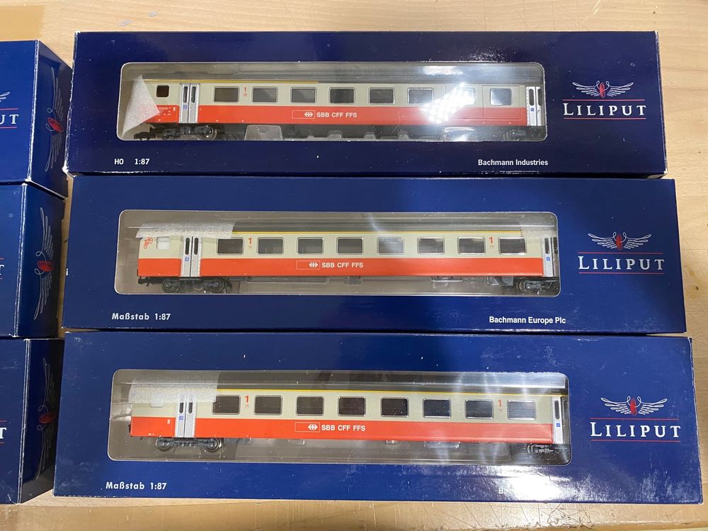 Liliput = SBB 6 „Swiss Express“ Personenwagen (Neu (gemäss Beschreibung)) in Dübendorf für CHF ...