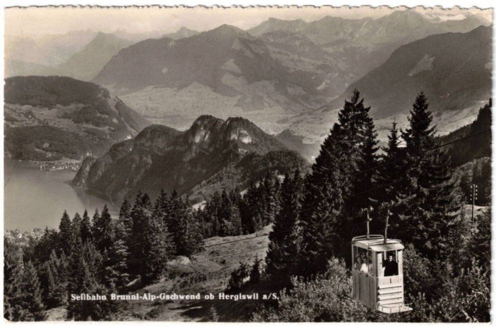 Hergiswil - Luftseilbahn Brunni--Alp Gschwend (Gebraucht) in Binningen ...