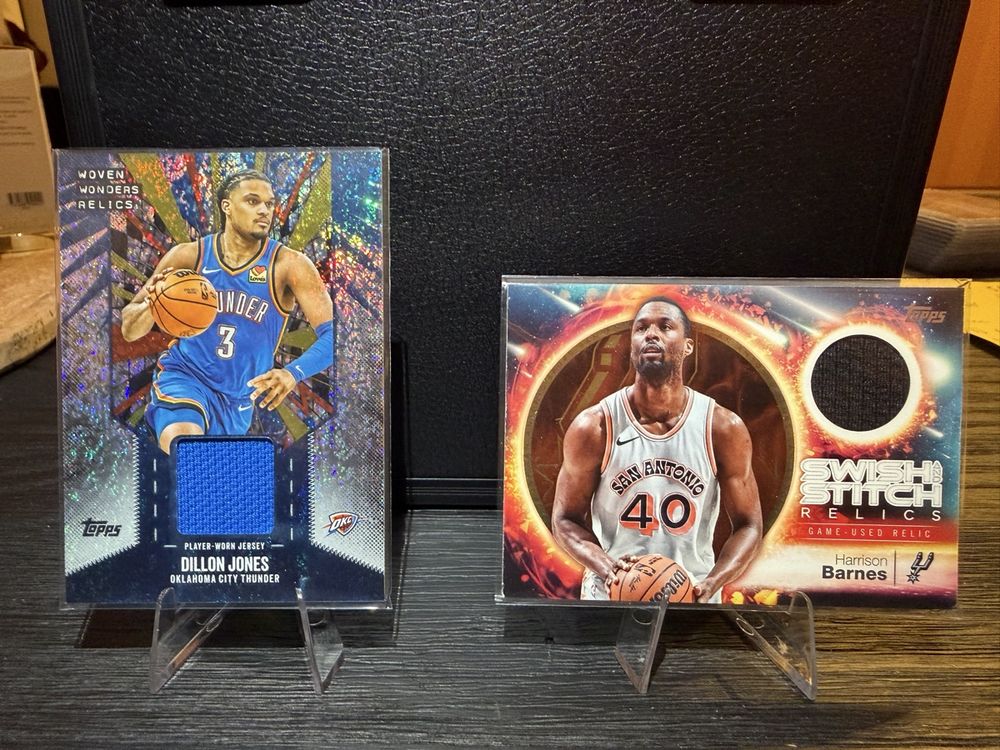 2025-26 Topps NBA Relics Dillon Jones + Harrison Barnes (Neu (gemäss ...