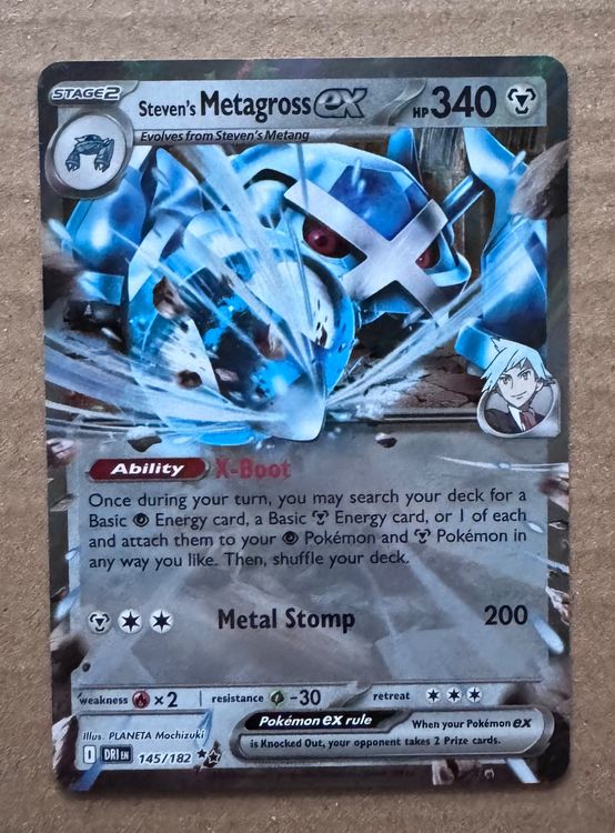 Steven’s Metagross ex Pokemon Destined Rivals DRI 145 (Neu (gemäss ...