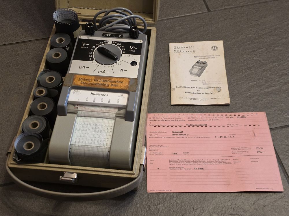 Metrawatt Multicript 3 Messgerät, Rarität, Vintage 1964! (Gebraucht) in ...