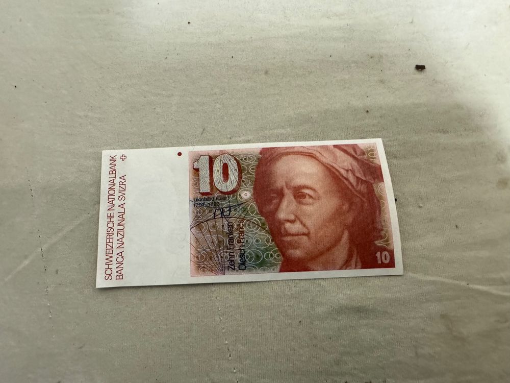 Alte Banknoten 10 Fr. 1707-1783 Nr 8 | Kaufen auf Ricardo