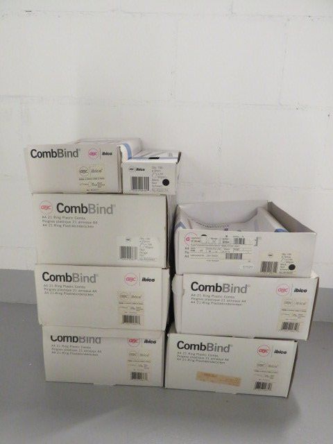 ABC Diverse CombBind und WireBind Binderücken (Neu (gemäss Beschreibung ...