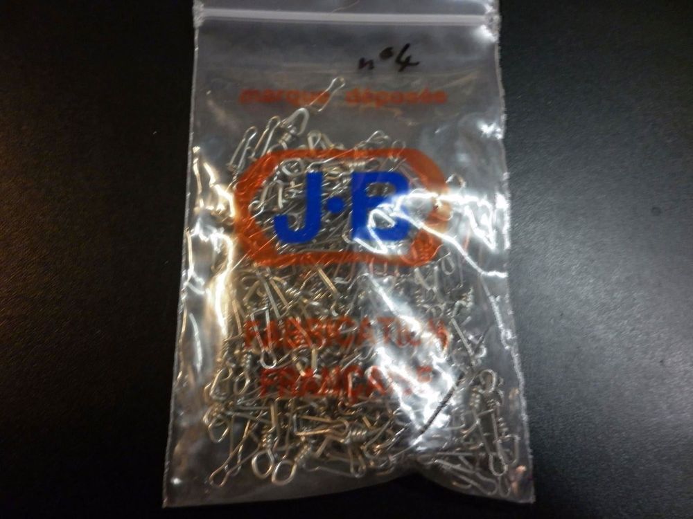 100 émerillons JB n° 4 Agrafenwirbel | Kaufen auf Ricardo