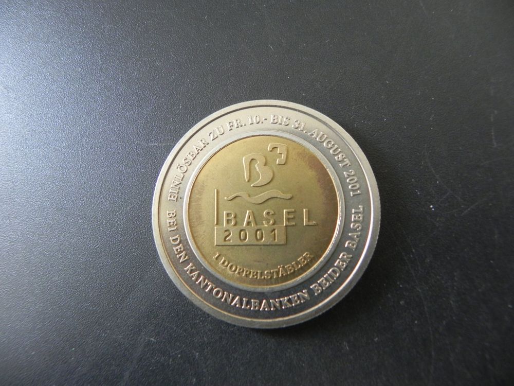 Basel 1 Doppelstäbler 2001 - 10 Franken | Kaufen auf Ricardo