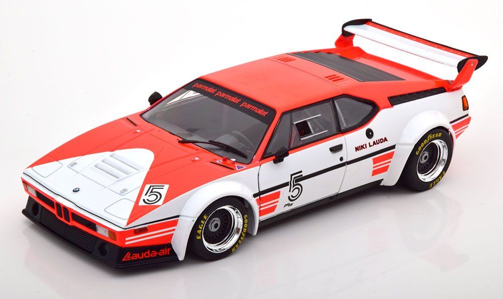 BMW M1 PRO CAR CHAMPION LAUDA 1979 MIT DECALS, 1:18 WERK83 (Neu und ...