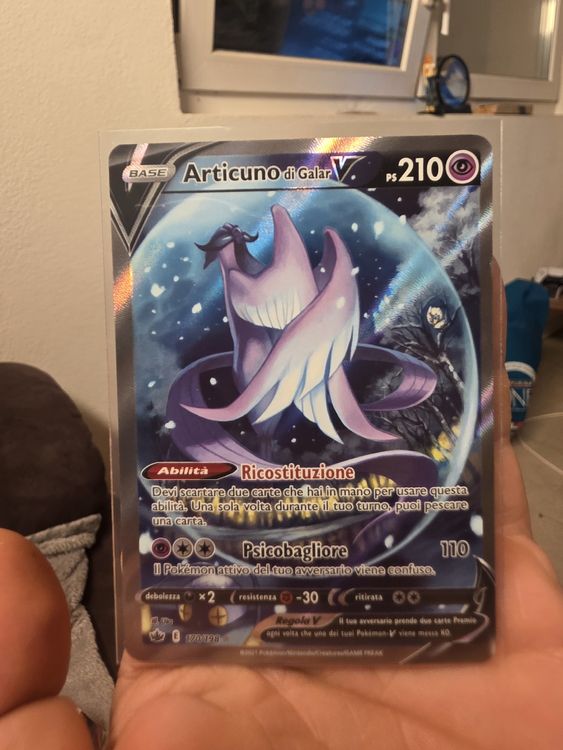 Carta Pokemon Articuno V Galarian Ultra Rara (Neu (gemäss Beschreibung ...