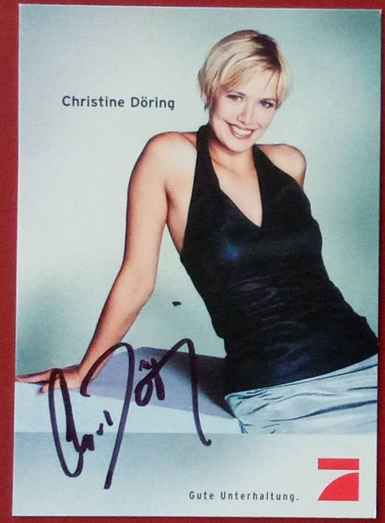 Christine Döring Autogramm signiert Fotoposrkarte 10x15cm (Gebraucht ...