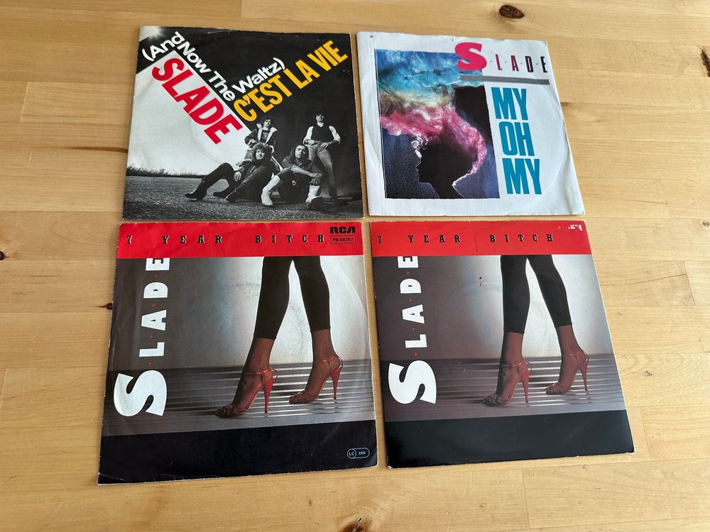 SLADE rare Singles 1982-1985 Kult Glam Rock rare Pressungen (Gebraucht ...