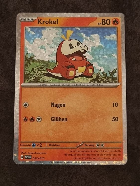 Pokemon Karte Krokel (glitzert) (HappyMeel 2023) (Neu (gemäss ...
