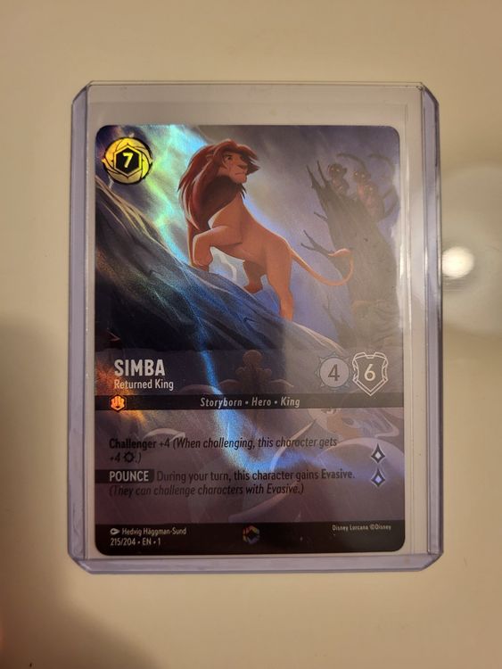 Simba - ENCHANTED - Lorcana - EN - 215/204 (Neu (gemäss Beschreibung ...