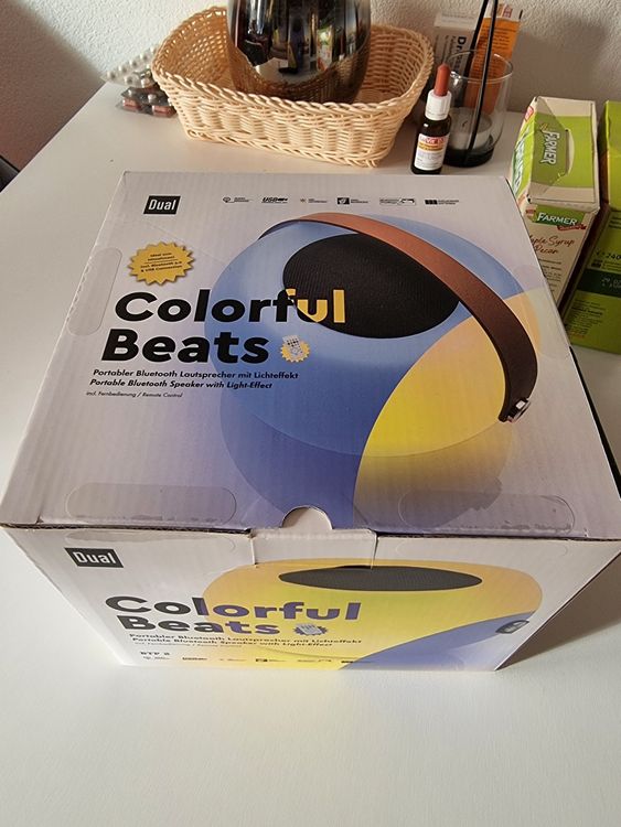 Neuer DUAL Colorful Beats Portabler Bluetooth Lautsprecher (Neu und ...
