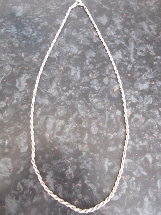 Silber Kette 925 50 cm lang Querschnitt 3mm (Gebraucht) in Steinen für CHF 26 – mit Lieferung ...
