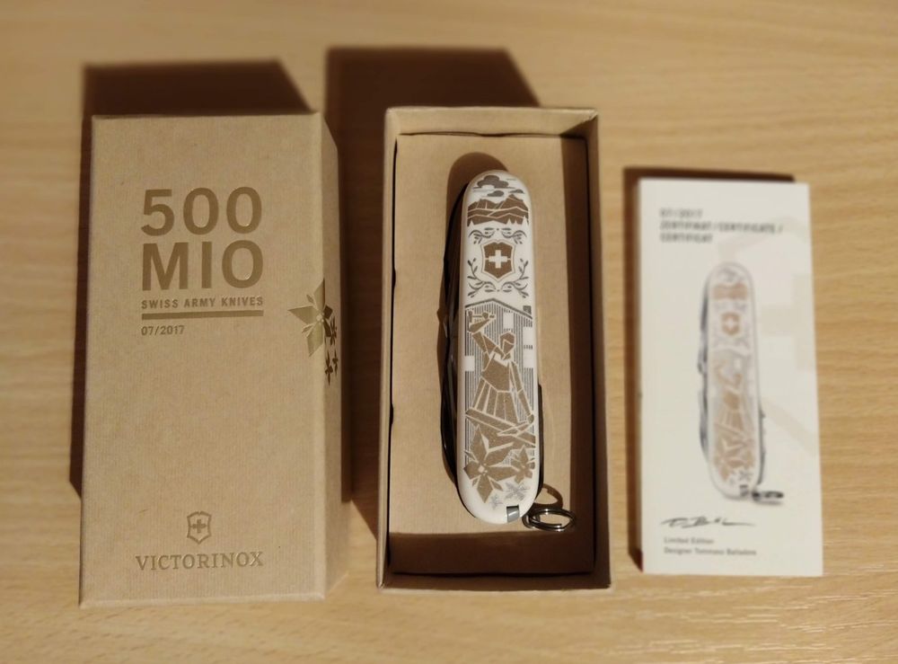 Victorinox 500 Mio Swiss Champ Limited Edition NUR 3400! (Neu und ...