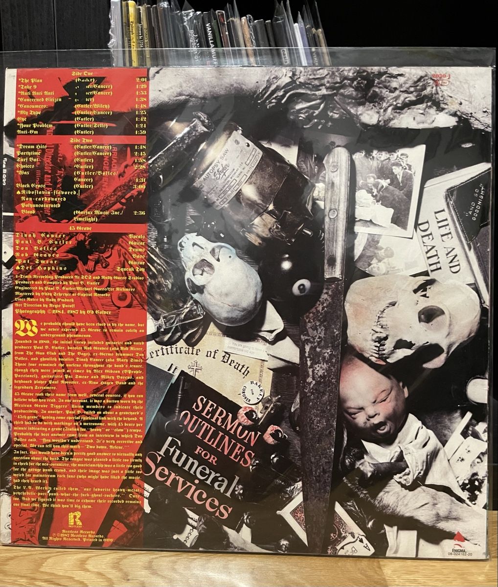 45 Grave - Autopsy LP - Original Press / punk / Gothic Rock (Gebraucht ...