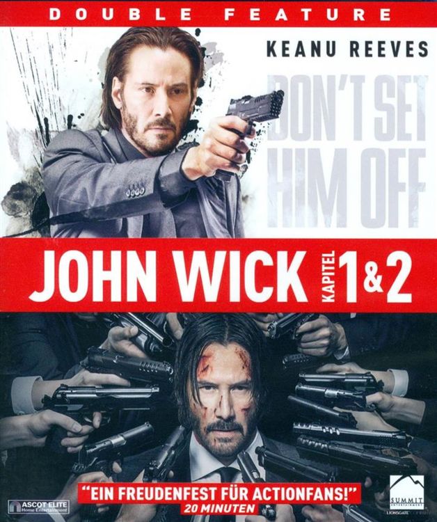 John Wick 1 & 2 (2 Blu-rays) Keanu Reeves (Gebraucht) in Brunnen für ...