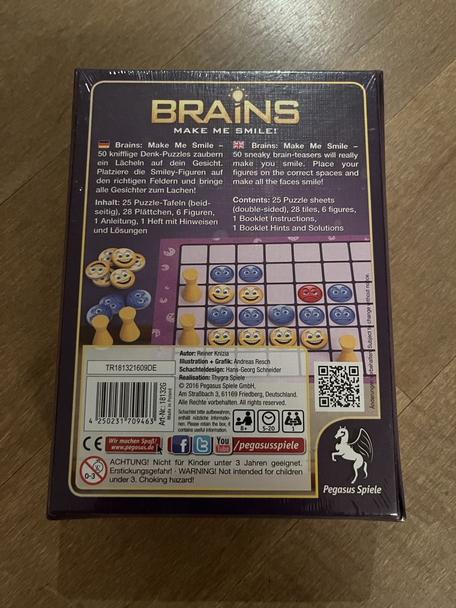 Brains - Make Me Smile! 50 knifflige Denk-Puzzles, Neu (Neu und ...